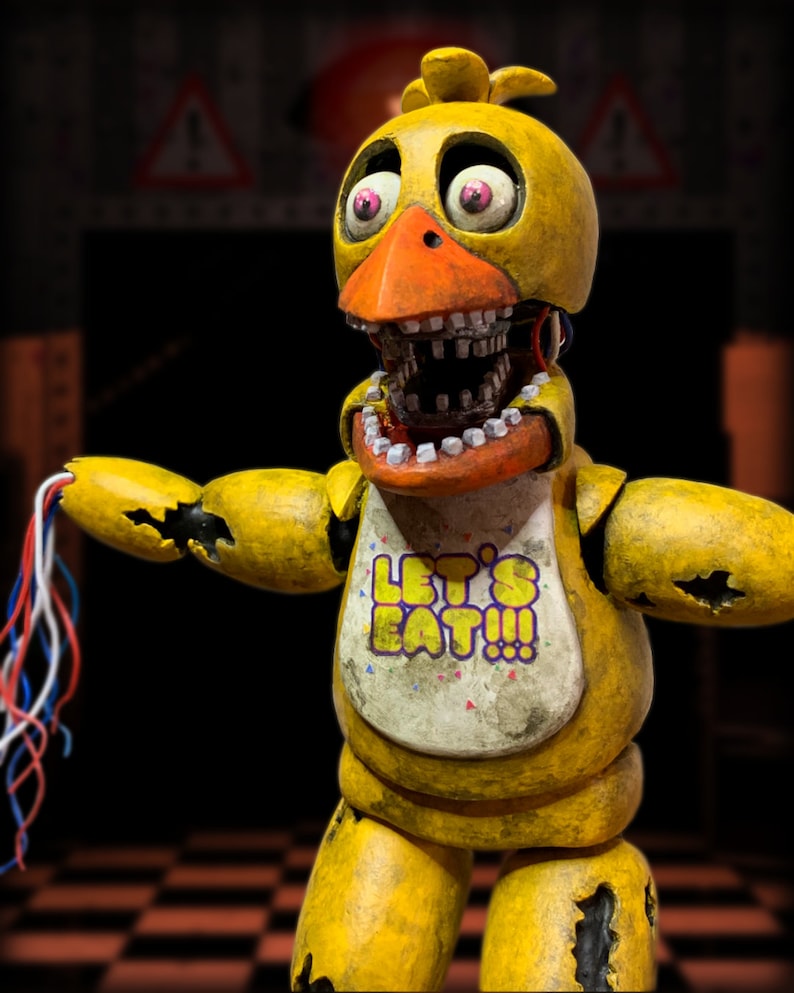 Withered Chica Sculpture (FNAF 2) - Etsy