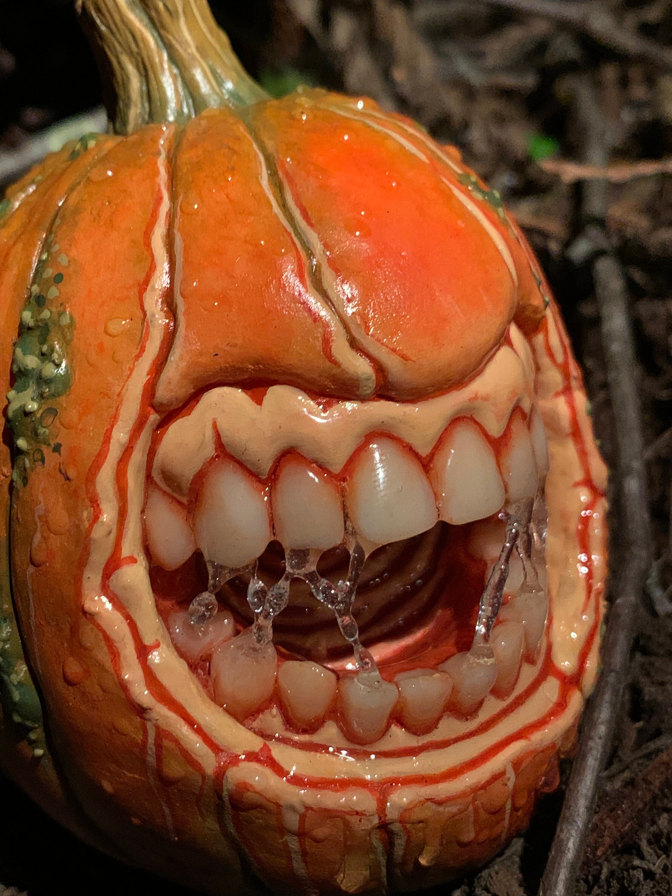 Pumkin Mutation - Hand Sculpted Clay Figure - - Etsy