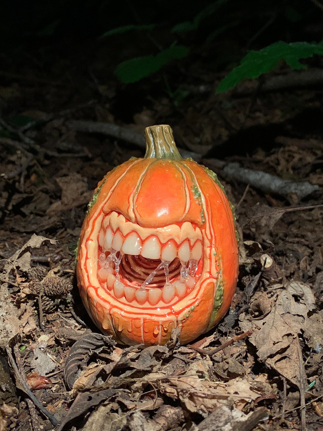 Pumkin Mutation - Hand Sculpted Clay Figure - - Etsy