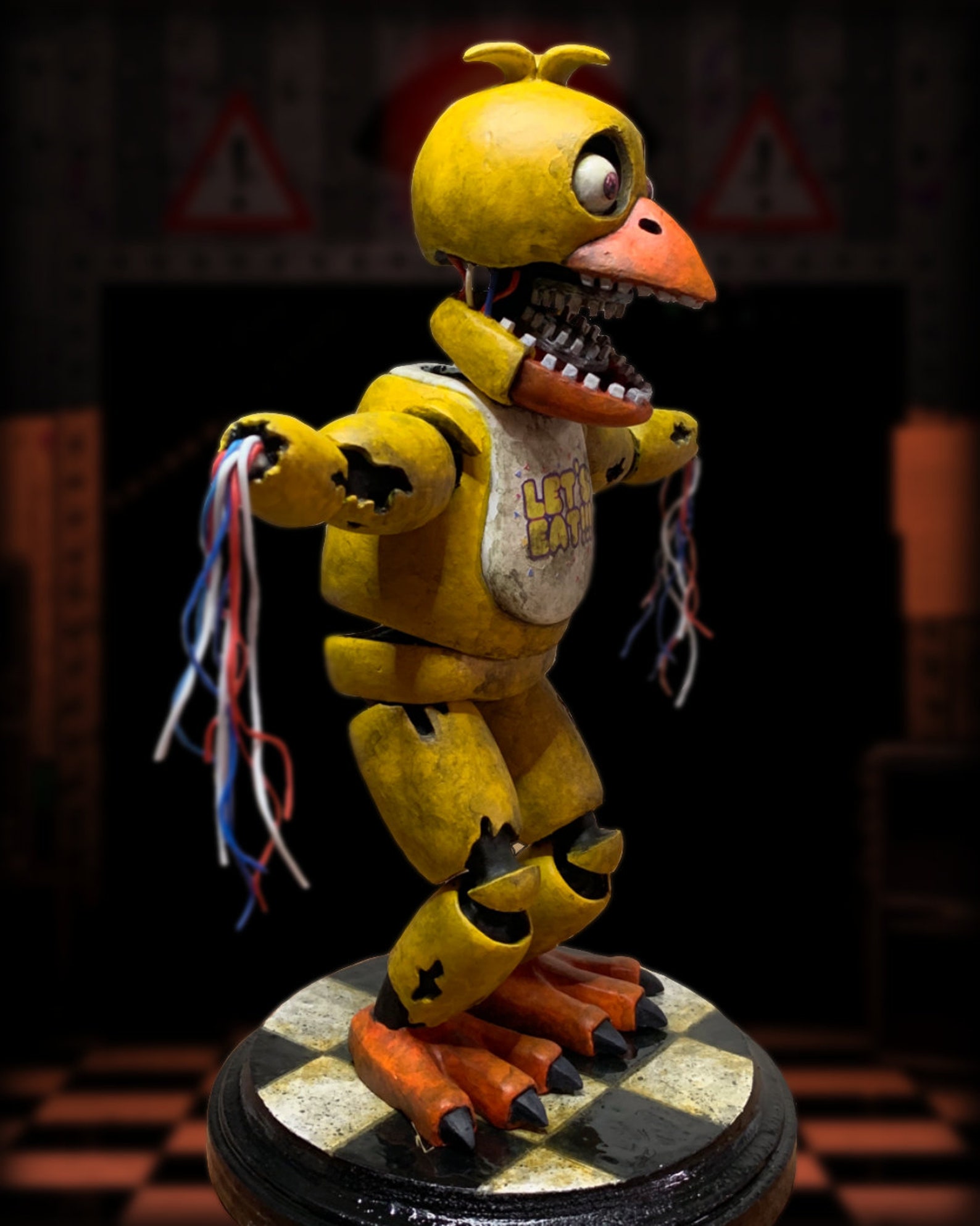 Withered Chica Sculpture (FNAF 2) - Etsy