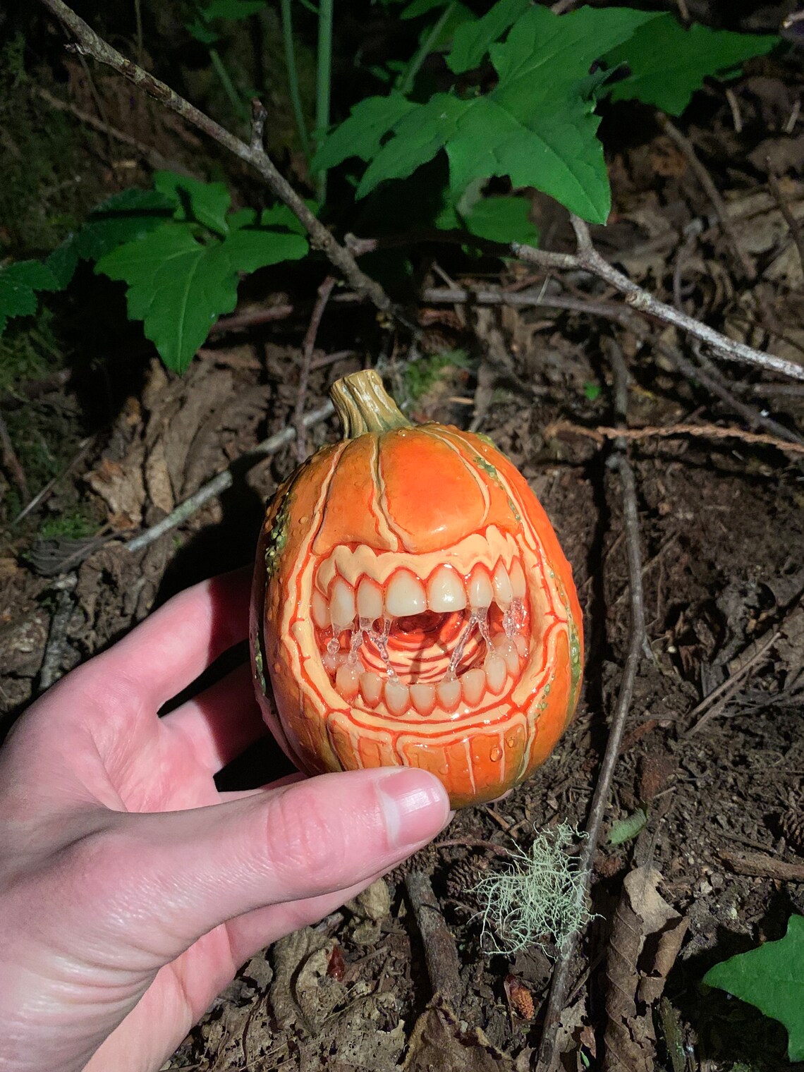 Pumkin Mutation Hand Sculpted Clay Figure - Etsy