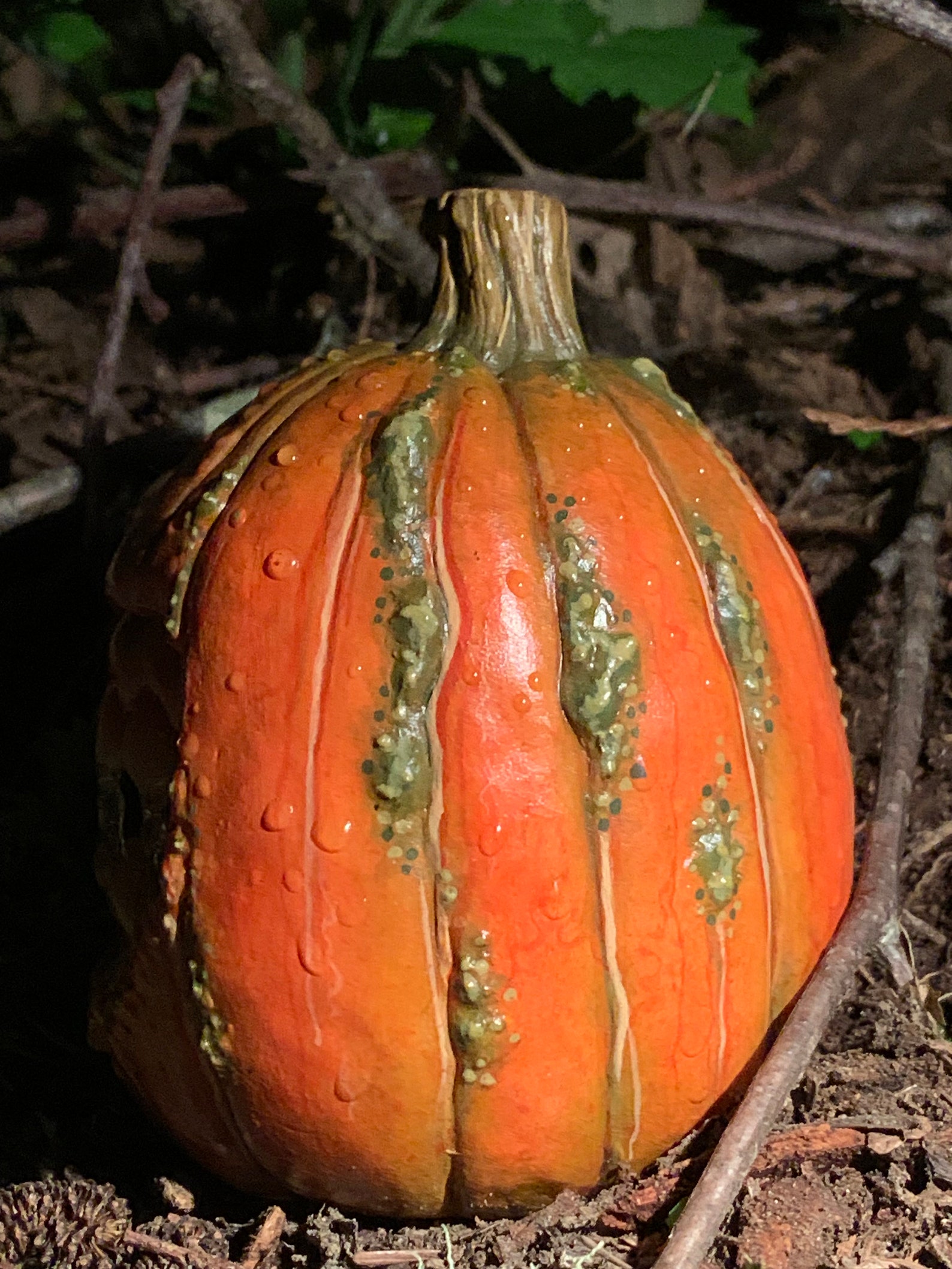 Pumkin Mutation - Hand Sculpted Clay Figure - - Etsy