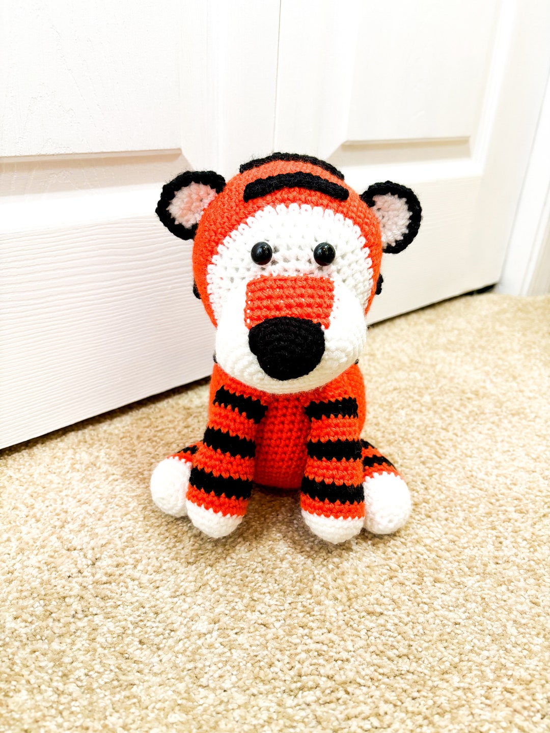 Tippy the Tiger: Crochet Stuffed Animal - 8" - Etsy