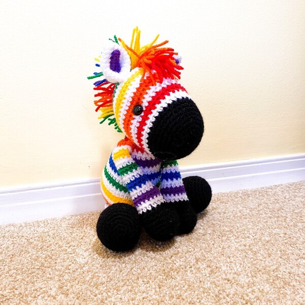 Rainbow Zebra - Etsy