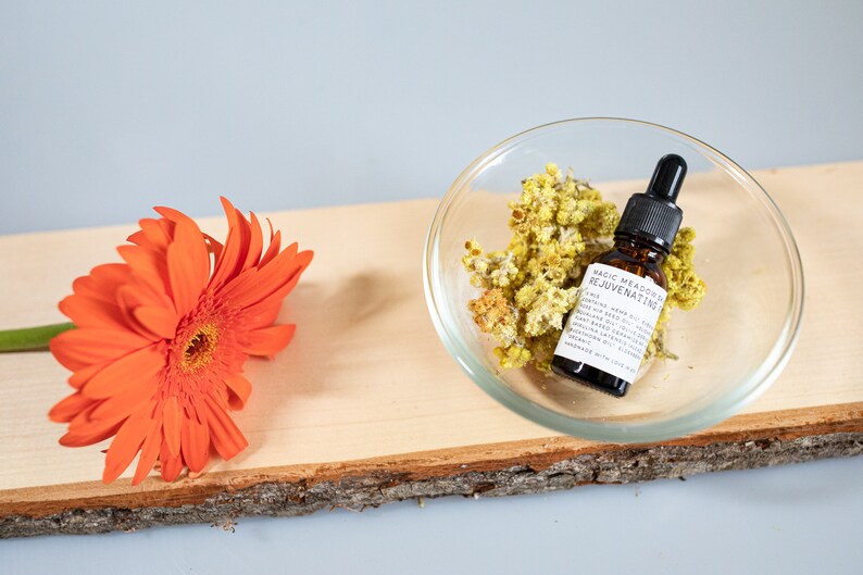 Rejuvenating Herbal Facial Oil Helichrysum Immortelle | Etsy