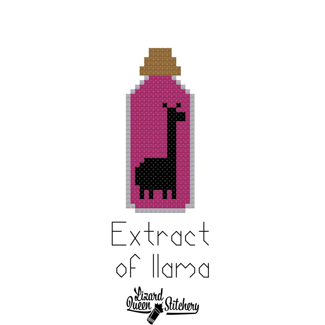Digital Download - Cross Stitch Pattern- Extract of Llama - Etsy