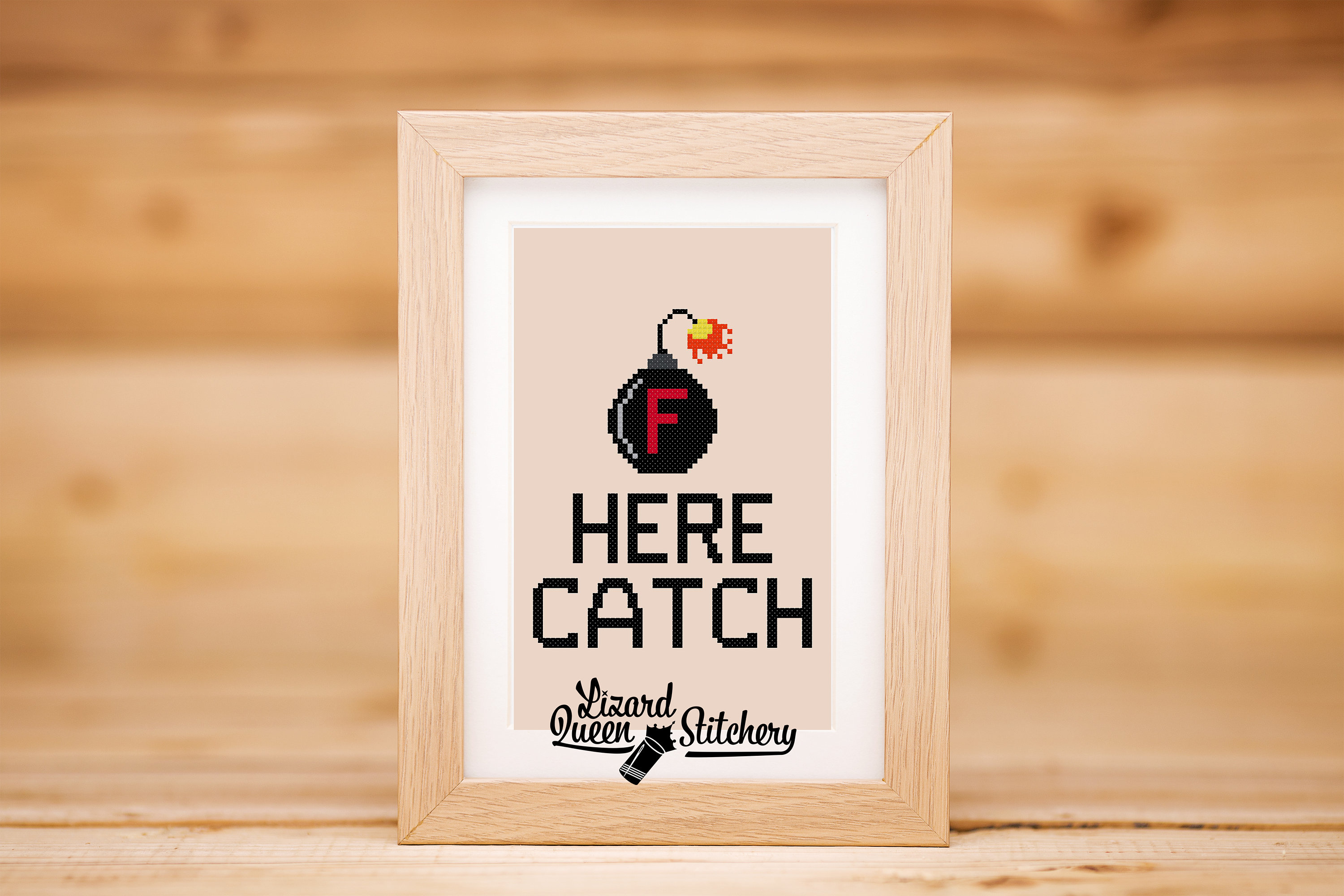 F Bomb Digital Download Cross Stitch Pattern | Etsy