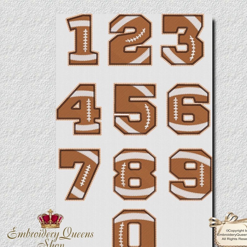 Embroidery Numbers - Etsy