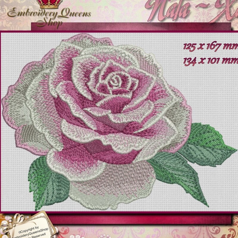 Rose Embroidery Kit - Etsy