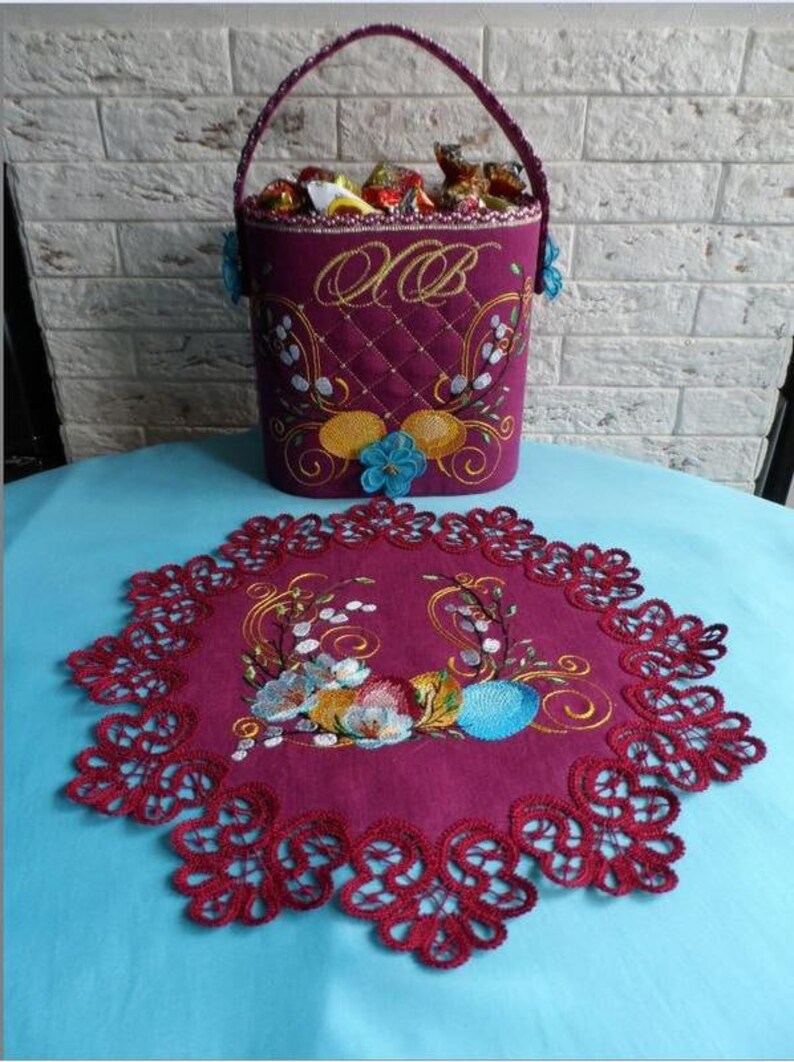 Happy Easter Machine Embroidery Design. 2 Sizes to Download. - Etsy