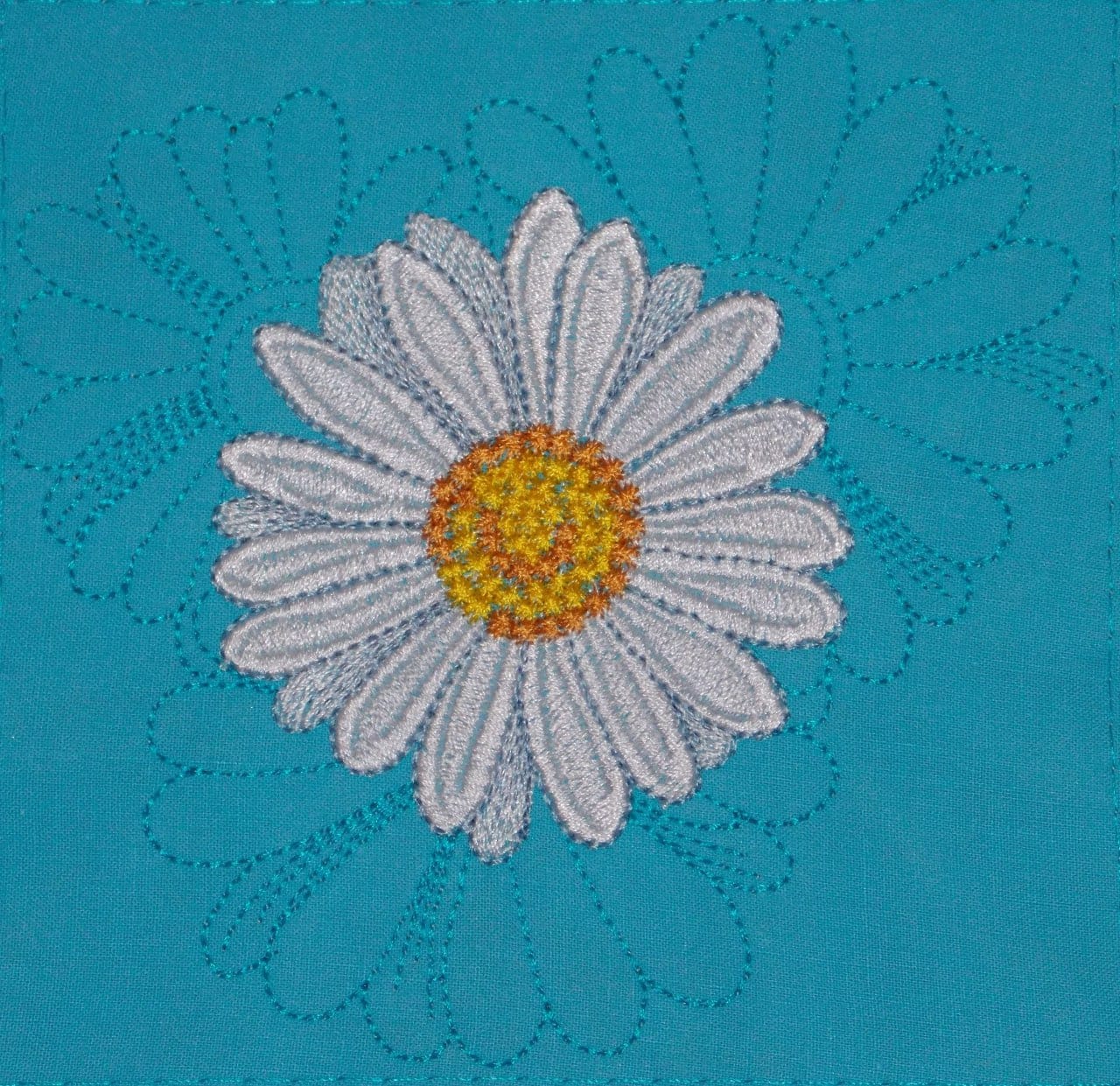 Daisy Machine Embroidery Design Set 5 Designs to Download Fit 4x4 ...