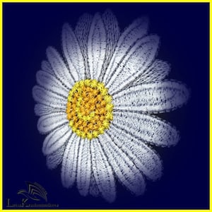 Daisy Machine Embroidery Design Set 5 Designs to Download Fit 4x4 ...