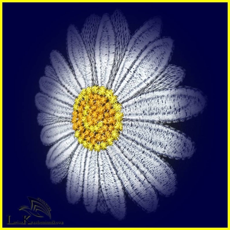 Daisy Machine Embroidery Design Set 5 Designs to Download Fit 4x4 ...