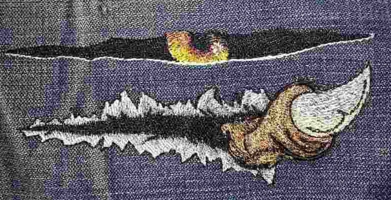 Claw Marks Machine Embroidery Design Set 2 Designs Claw Rip - Etsy