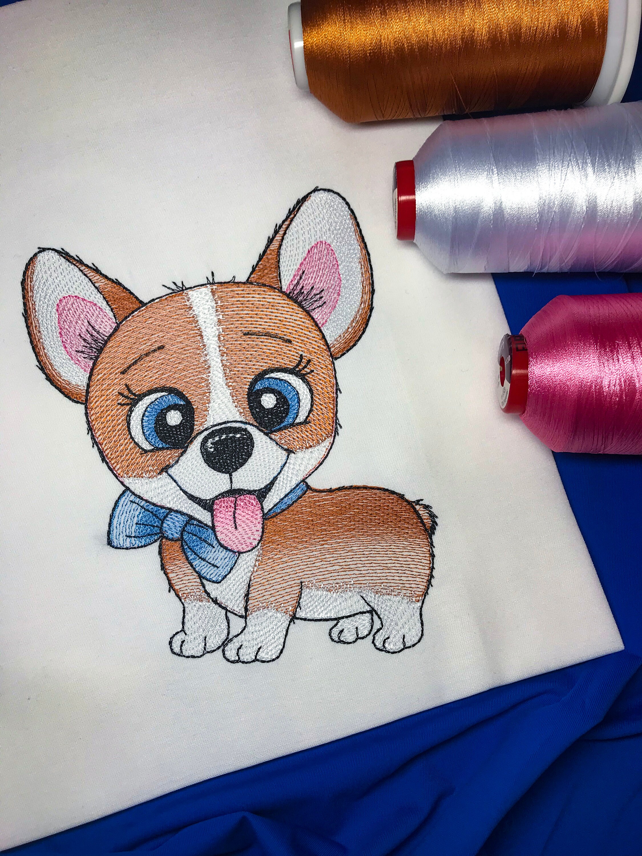 Puppy Dog Machine Embroidery Design Instant Download 2 Sizes - Etsy