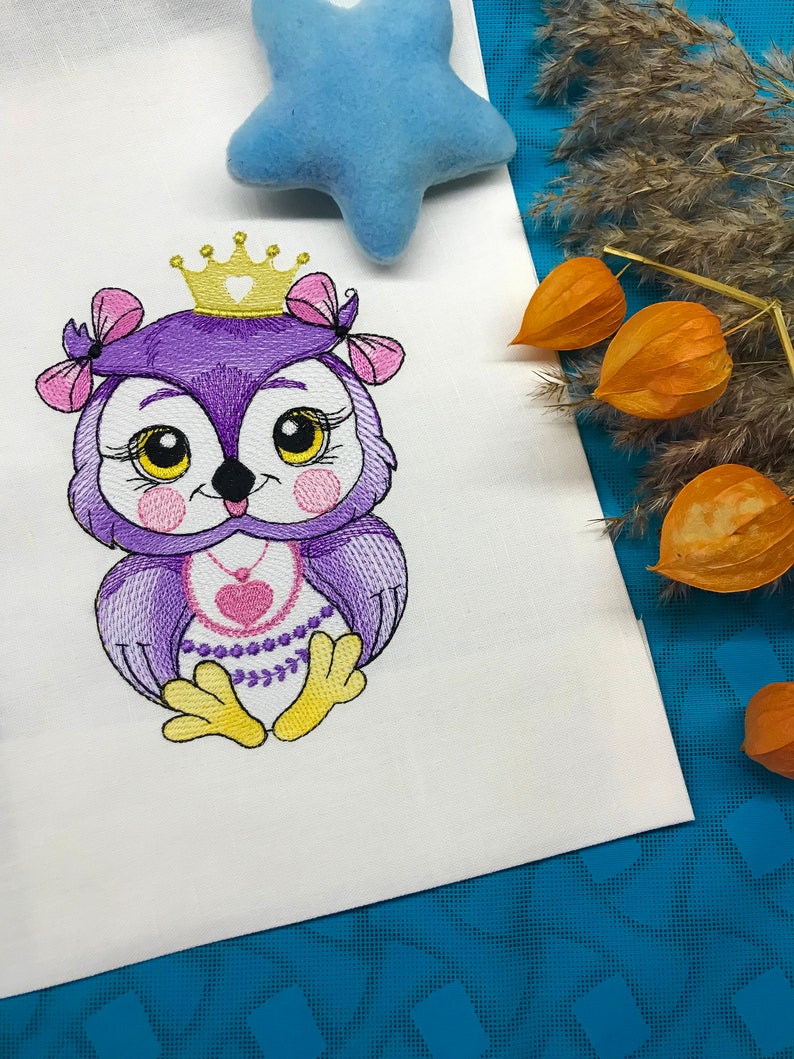Cute Owl Machine Embroidery Design Toy Babies Series 3 Sizes - Etsy