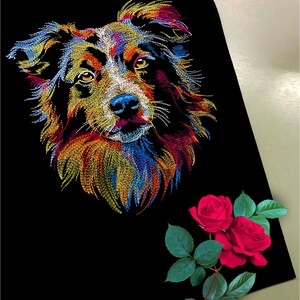 Aussie Puppy Machine Embroidery Design 8 Sizes to Download Fit 5x7 ...