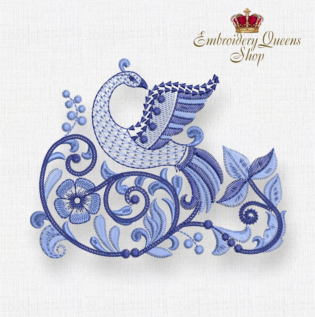 Easter Bird Machine Embroidery Design. 3 Sizes to Download. Fit 5x7 ...