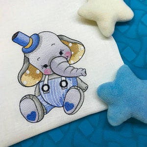 Baby Elephant Machine Embroidery Design Circus Babies Series 3 Sizes to ...