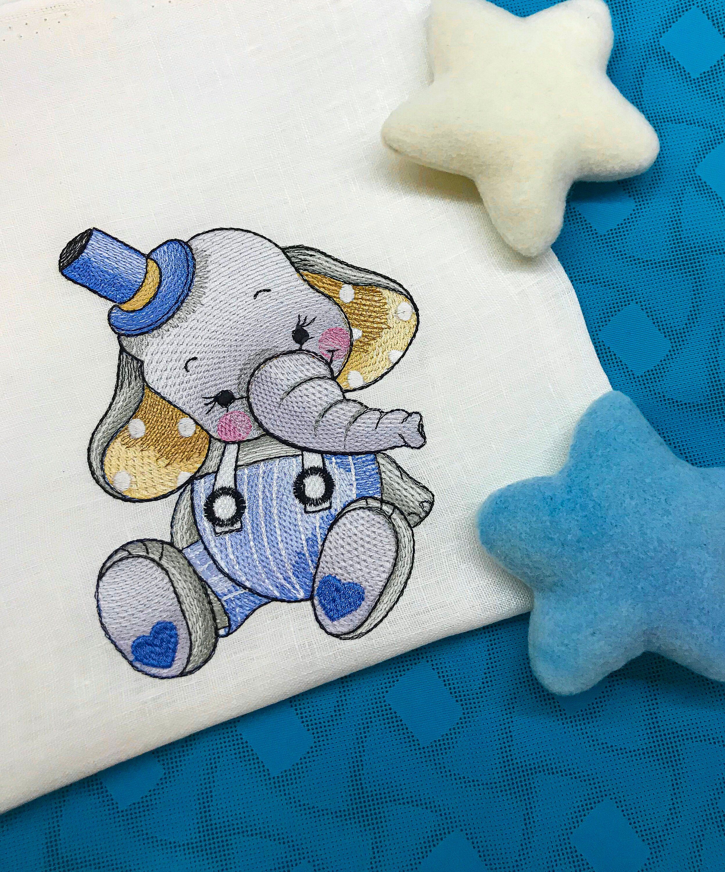 Baby Elephant Machine Embroidery Design Circus Babies Series 3 Sizes to ...