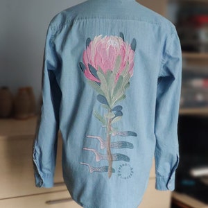 Protea Flower Machine Embroidery Design Tropics Series 6 Sizes to ...