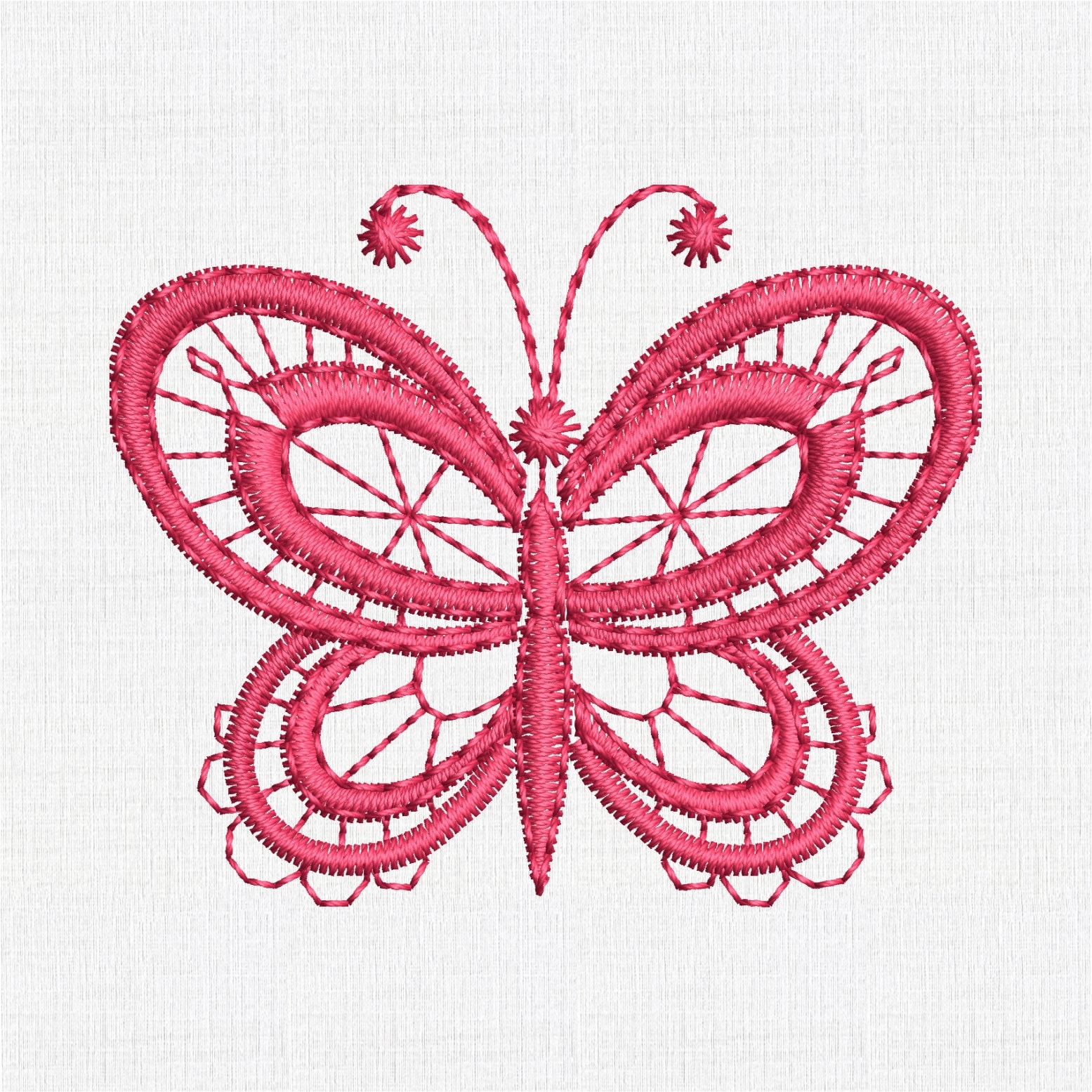 Butterfly Machine Embroidery Designs Set of 4 3 Sizes Each for - Etsy