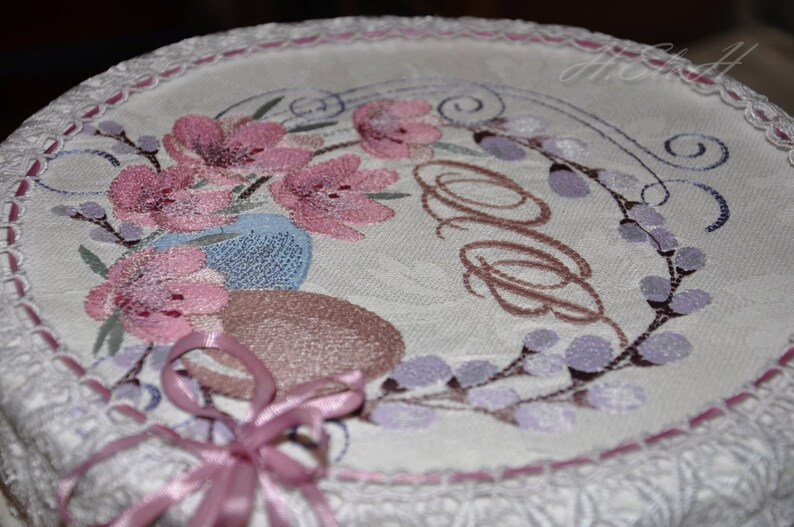 Happy Easter Machine Embroidery Design. 2 Sizes to Download. Easter ...