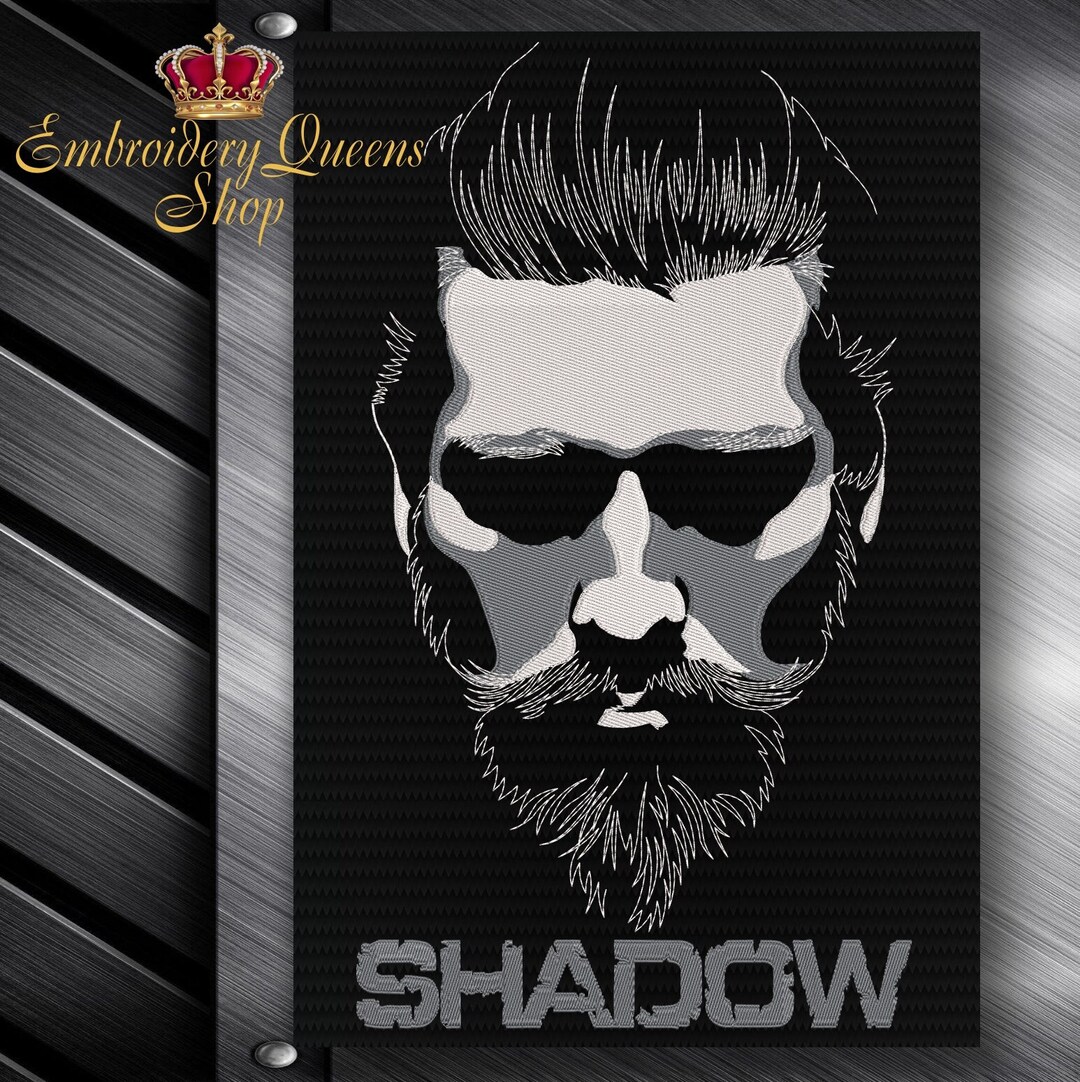 Man Face Tattoo Machine Embroidery Design 5 Sizes to Download Fit Hoops ...