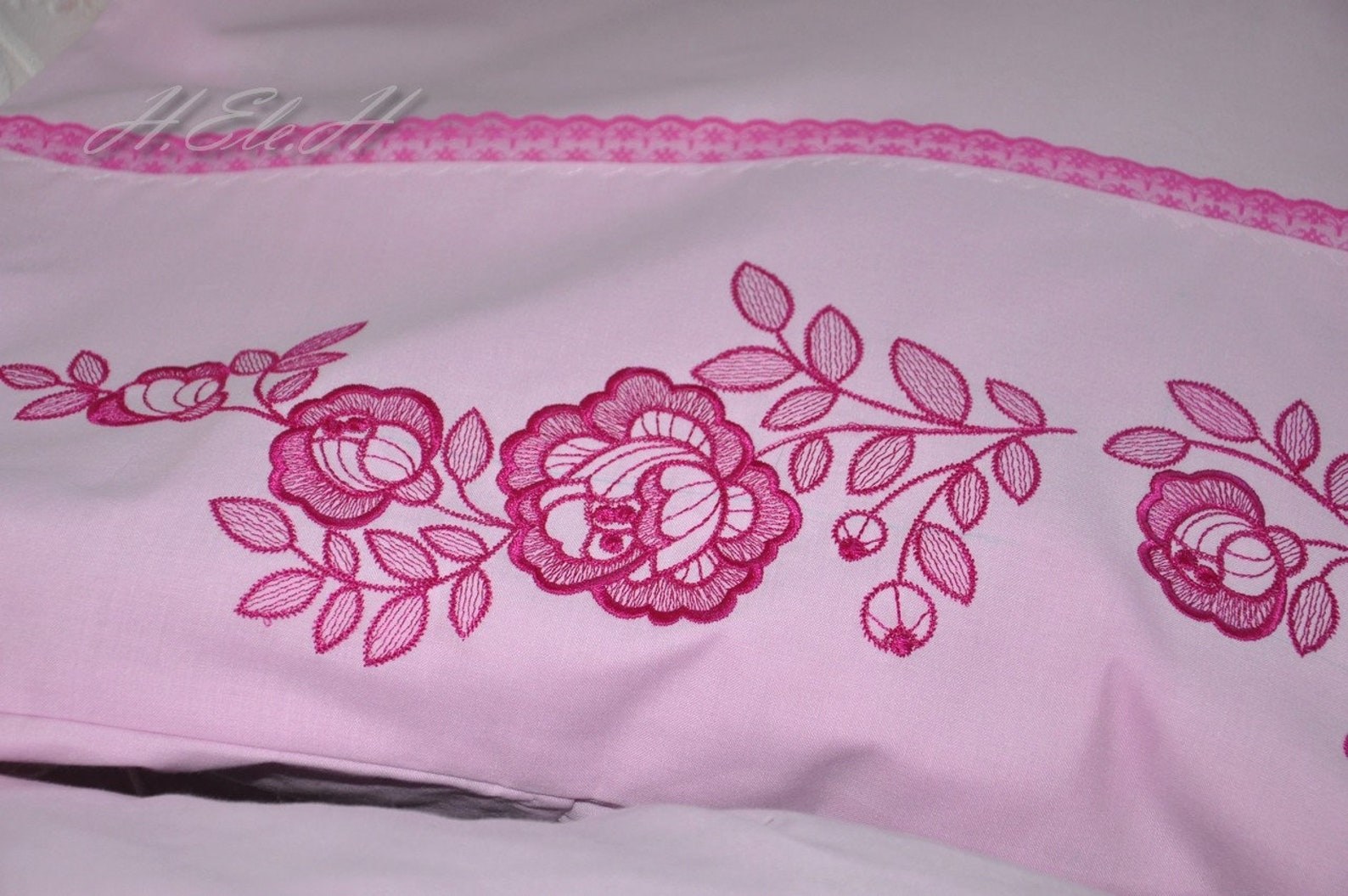 Beautiful Lace Roses Machine Embroidery Designs Set Instant Download ...
