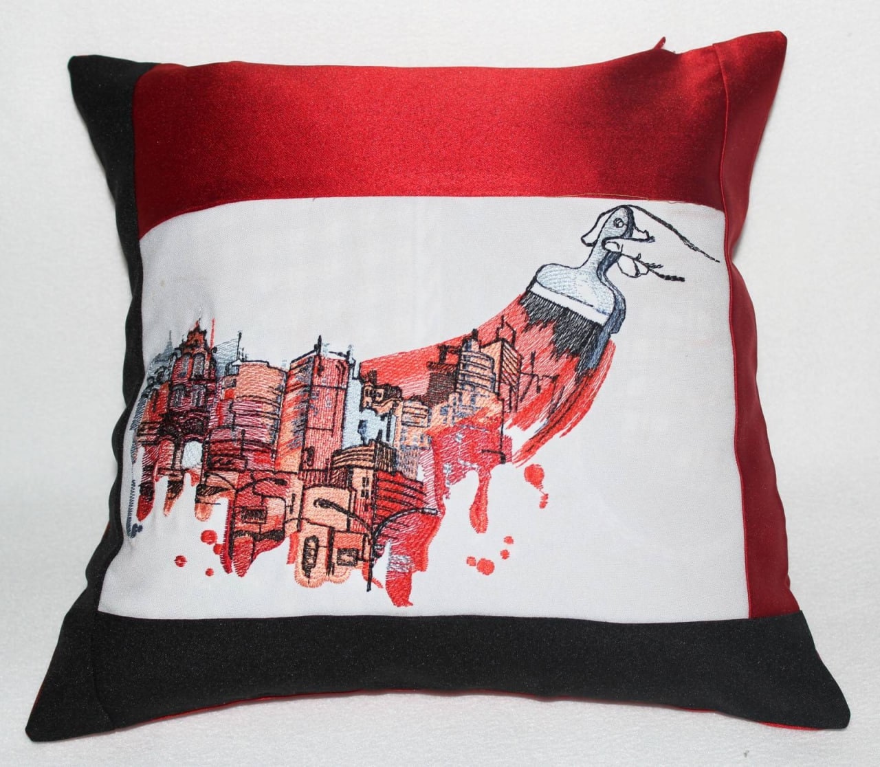 Machine Embroidery Design Paint Brush. City Scape Series. for Hoops 5 ...