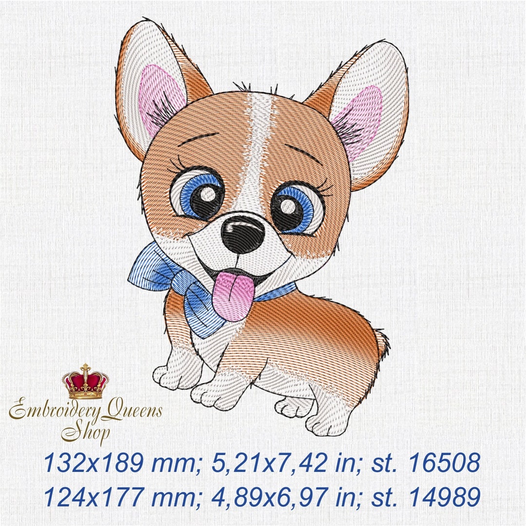 Puppy Dog Machine Embroidery Design Instant Download 2 Sizes for Small ...