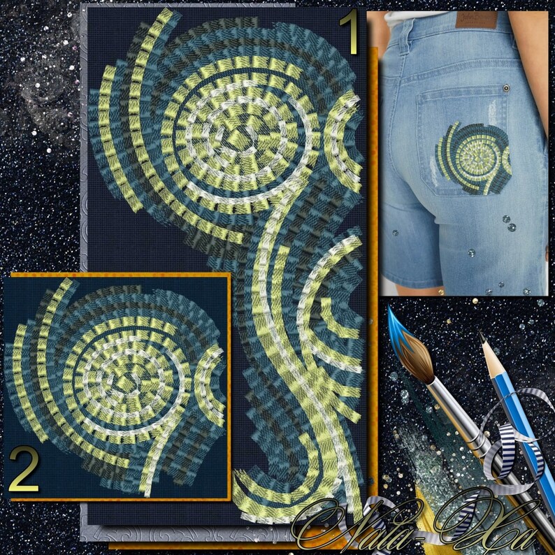 Vincent Van Gogh 1 Starry Night Inspired Set of 20 Machine - Etsy