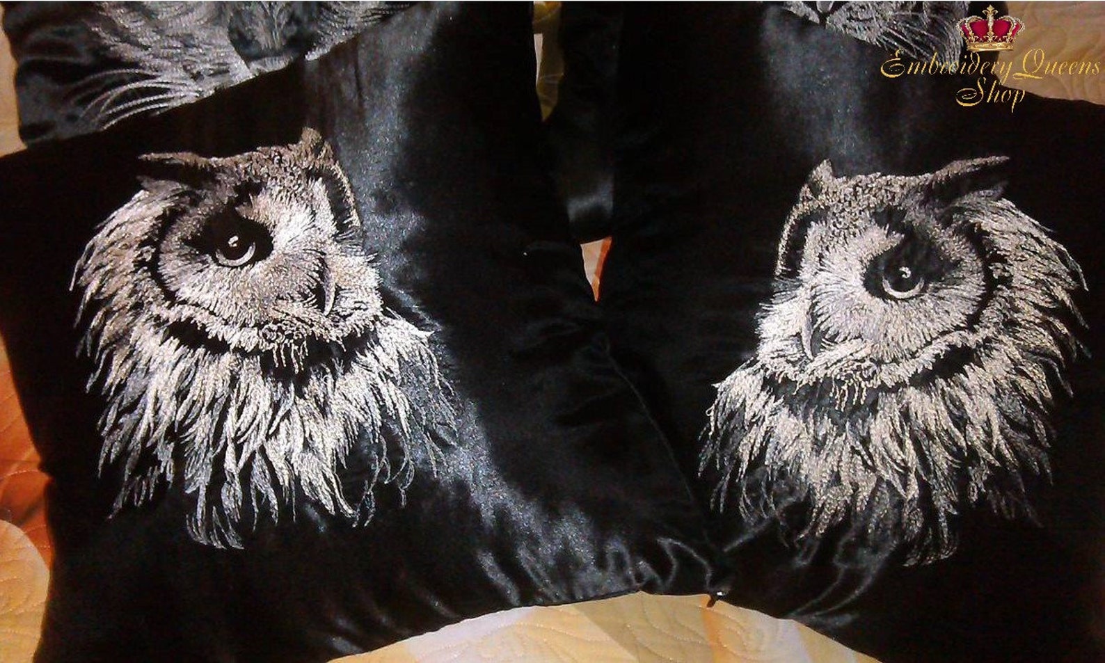 Owl Machine Embroidery Designs in the Night Series Realistic 5 - Etsy