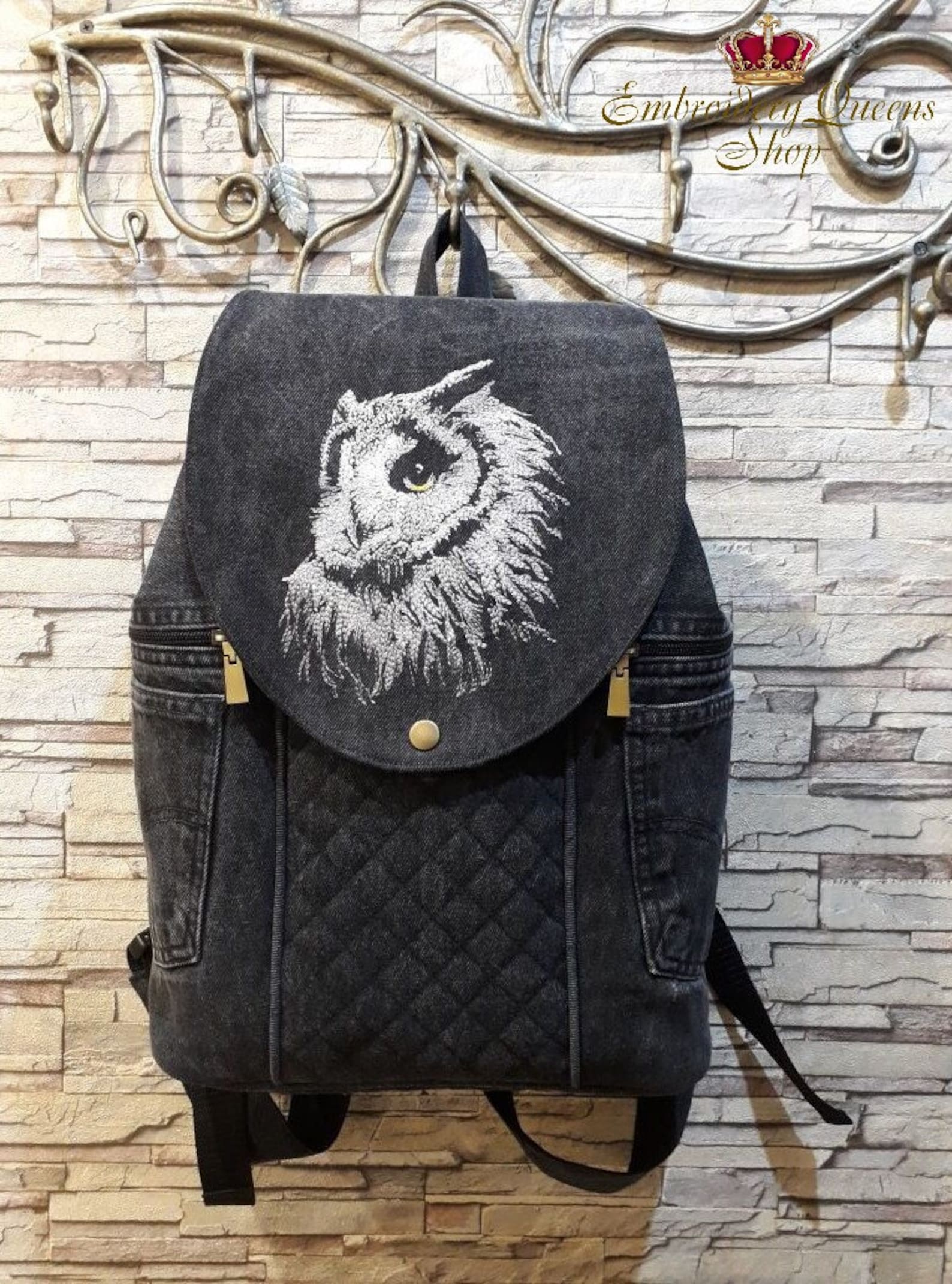 Owl Machine Embroidery Designs in the Night Series Realistic 5 - Etsy