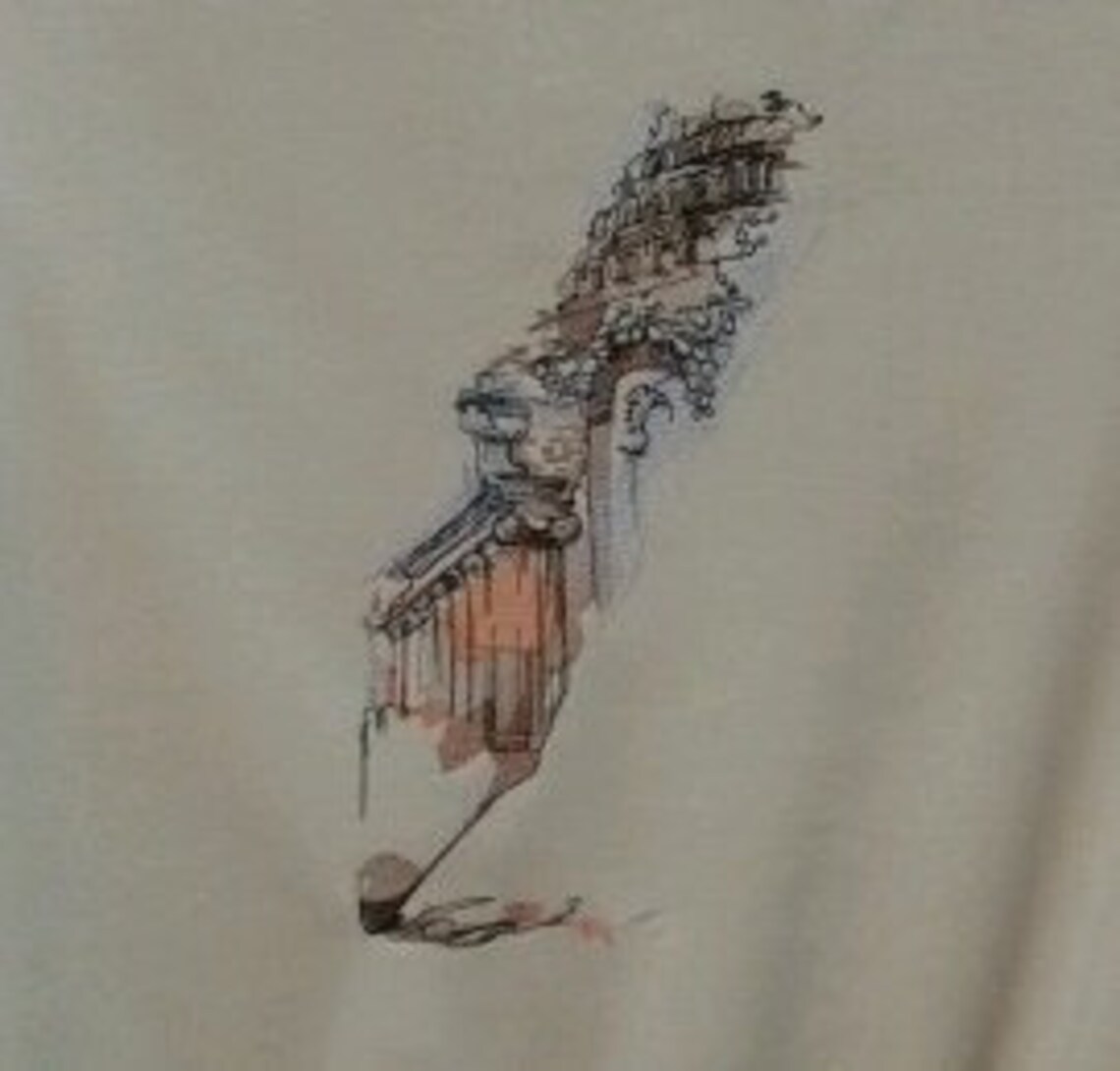 Machine Embroidery Design Antiquity #3. City Scape Series. for Hoops 5 ...