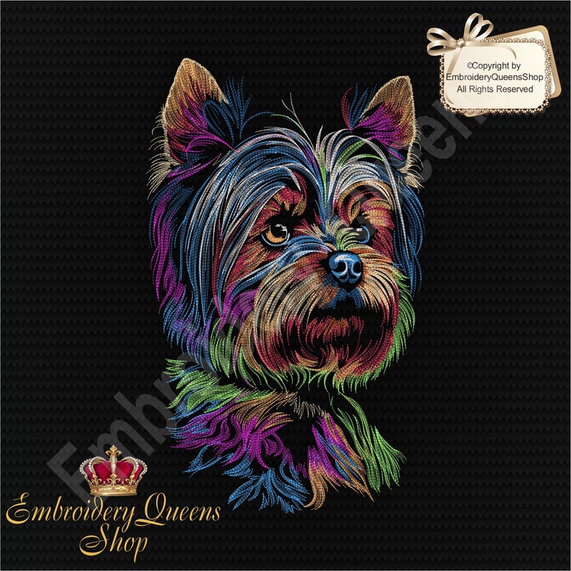 Yorkie Pattern - Etsy