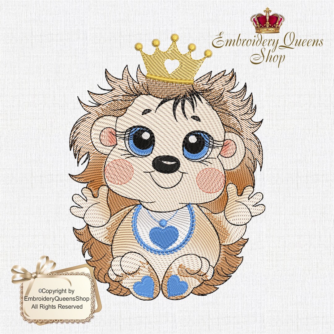 Cute Hedgehog Machine Embroidery Design Toy Babies Series 3 Sizes to ...