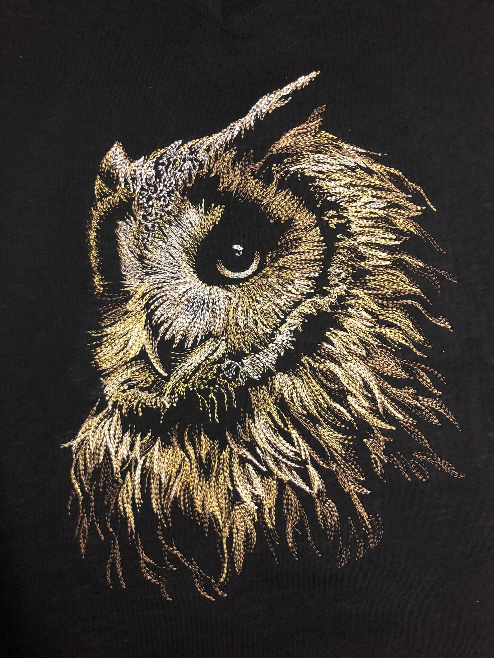 Owl Machine Embroidery Designs in the Night Series Realistic 5 - Etsy