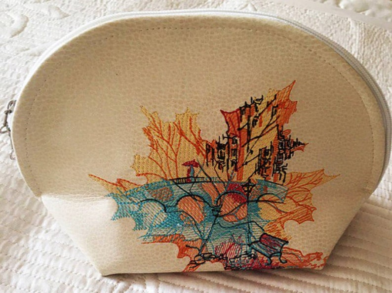 Machine Embroidery Design the Maple Leaf. City Scape Series. for Hoops ...