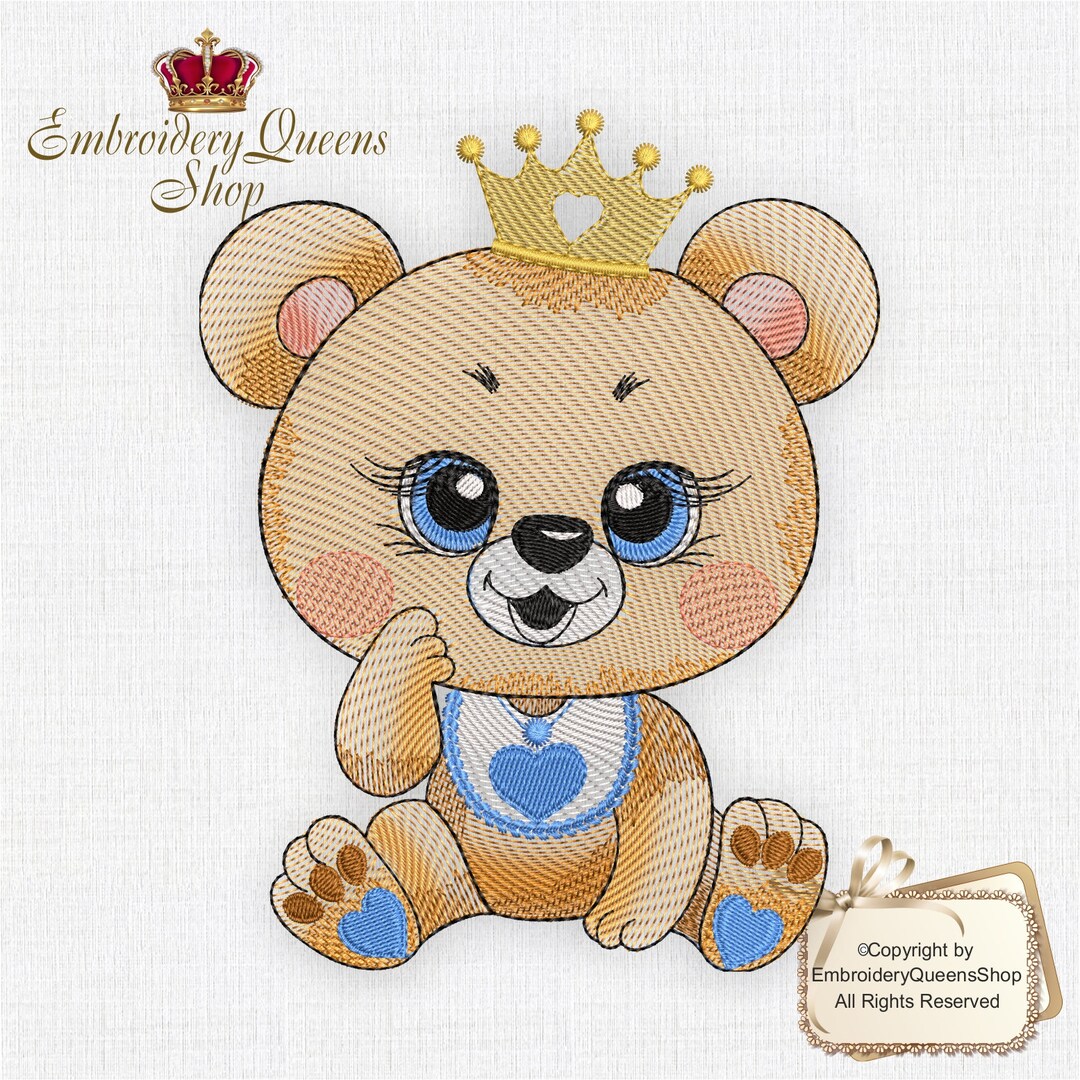 Baby Bear Machine Embroidery Design Toy Babies Series 3 Sizes to ...