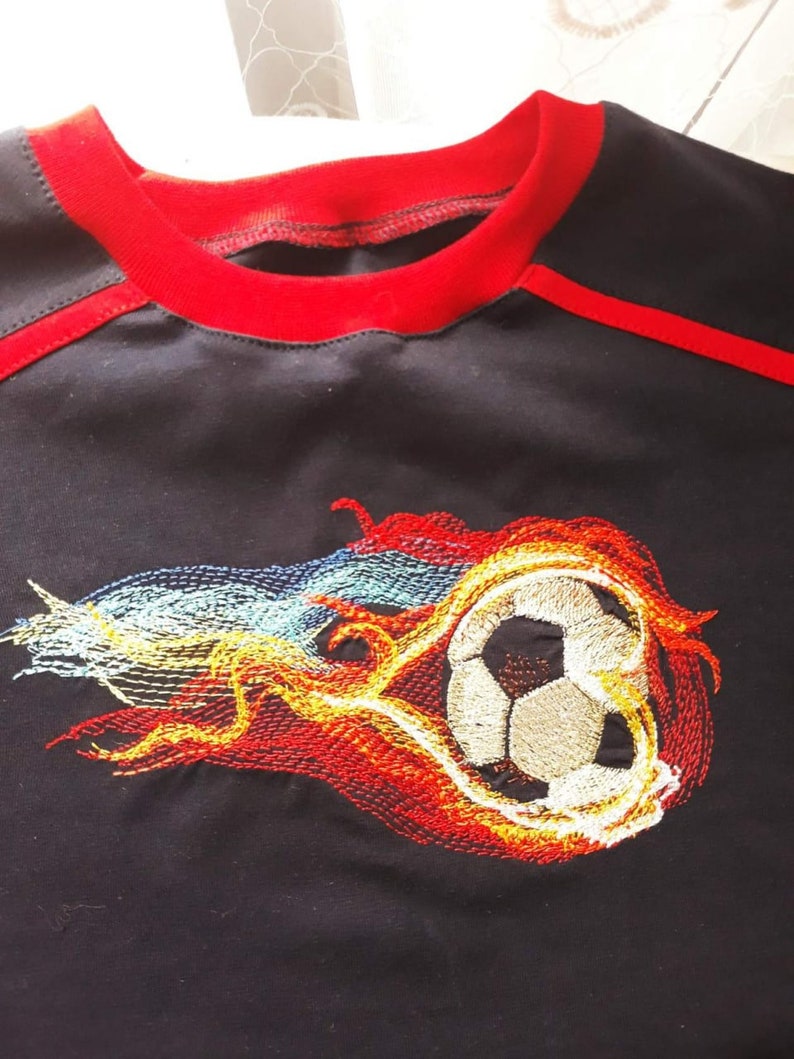 Soccer Ball Football Machine Embroidery Design 5 Sizes to Download Fit ...