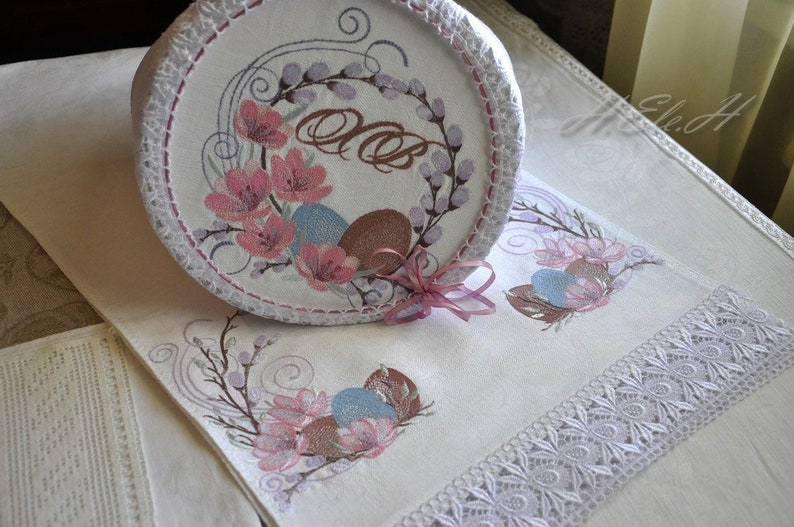 Happy Easter Machine Embroidery Design. 2 Sizes to Download. - Etsy