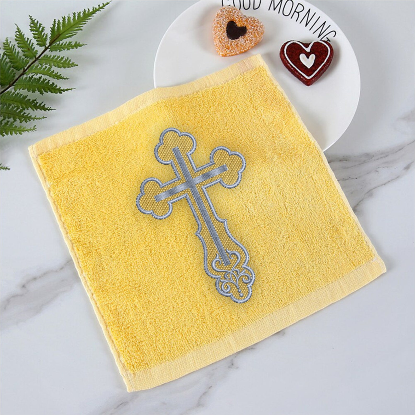 Cross Machine Embroidery Design. 4 Sizes to Download. Fit 5x7" (130x180 ...