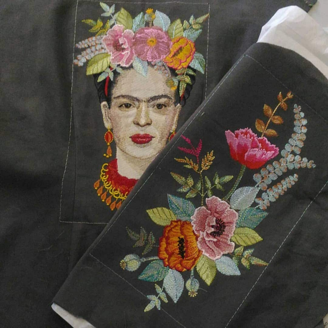 Frida Kahlo. Machine Embroidery Design. Face Head With Flower - Etsy ...