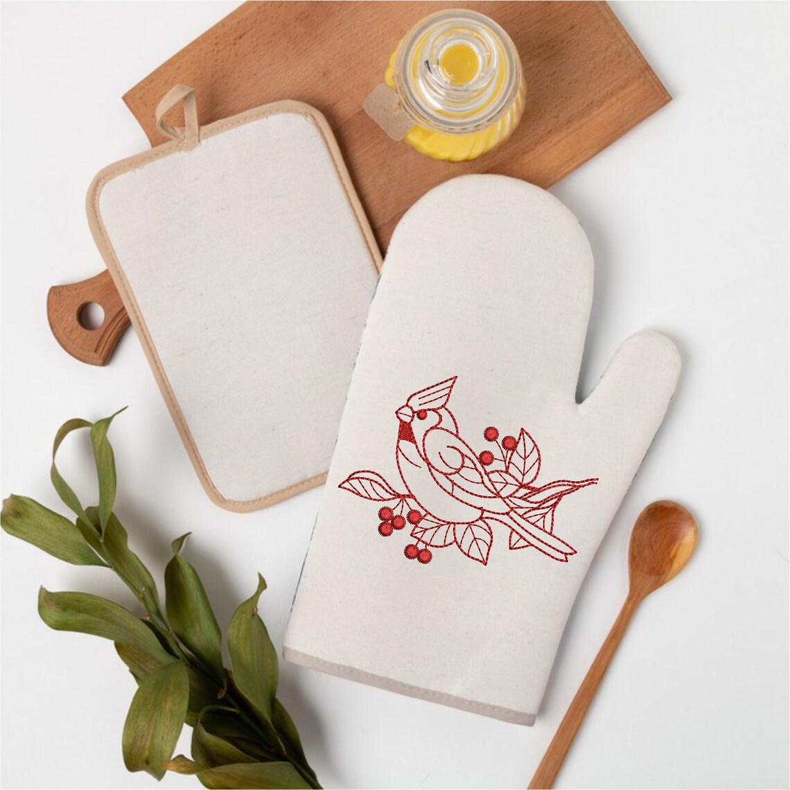 Cute Cardinal Bird on a Branch Lace Imitation Outlines Machine - Etsy