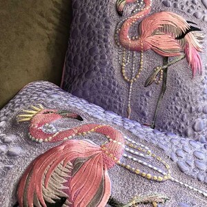 Cute Flamingo Machine Embroidery Design 3 Size Download for Hoops ...