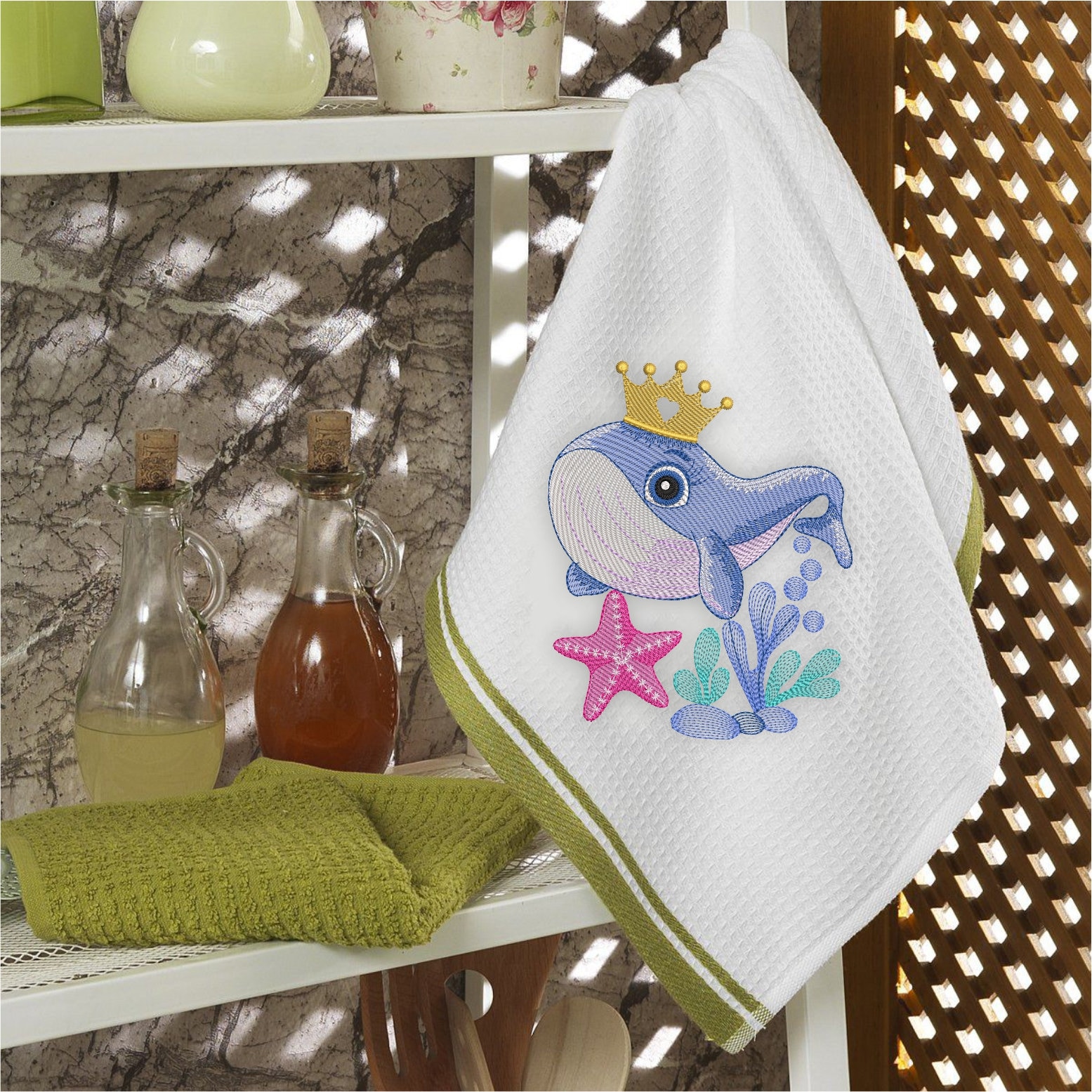 Baby Whale Machine Embroidery Design Ocean Babies Series 3 - Etsy