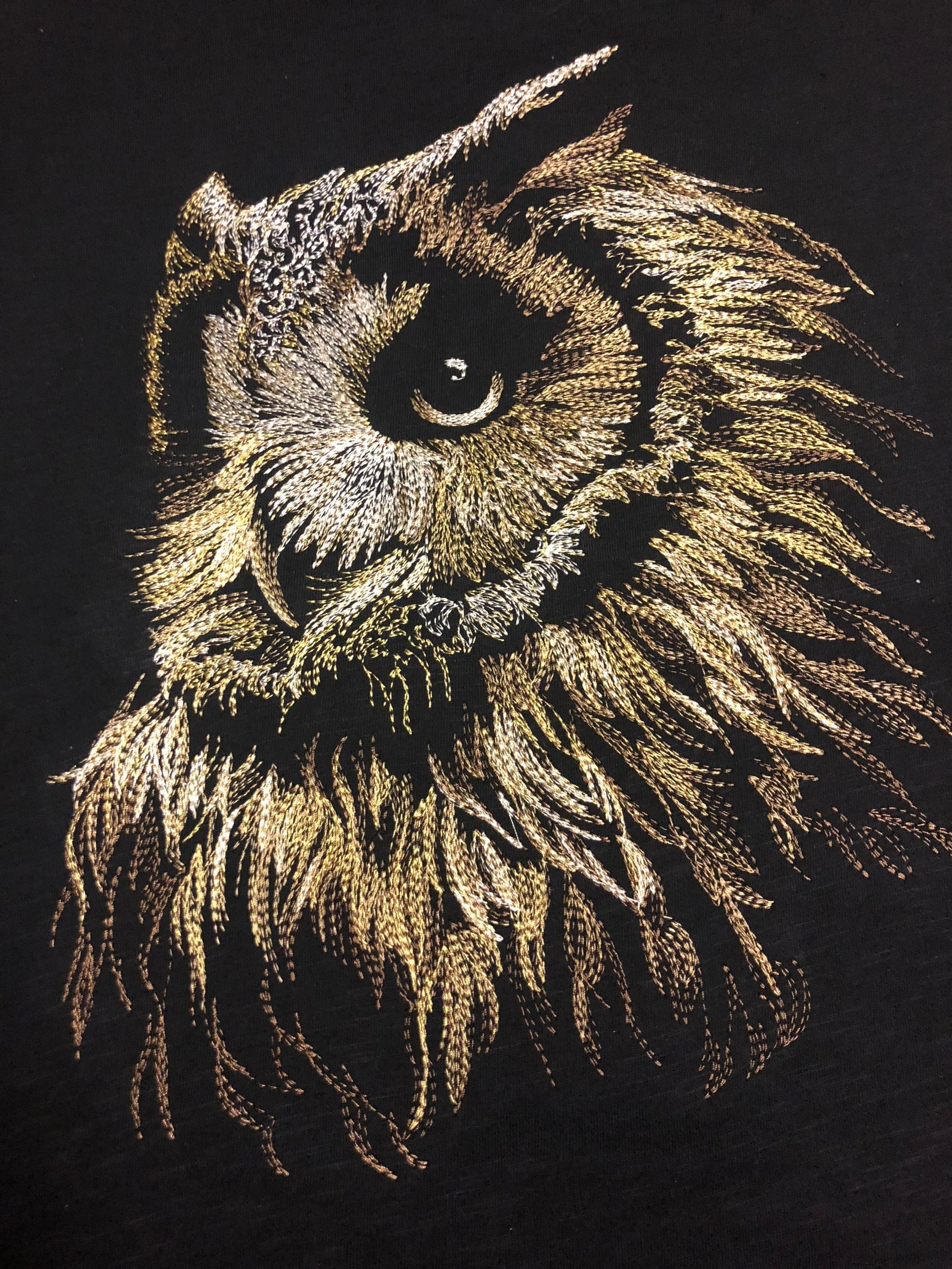 Owl Machine Embroidery Designs in the Night Series Realistic 5 - Etsy
