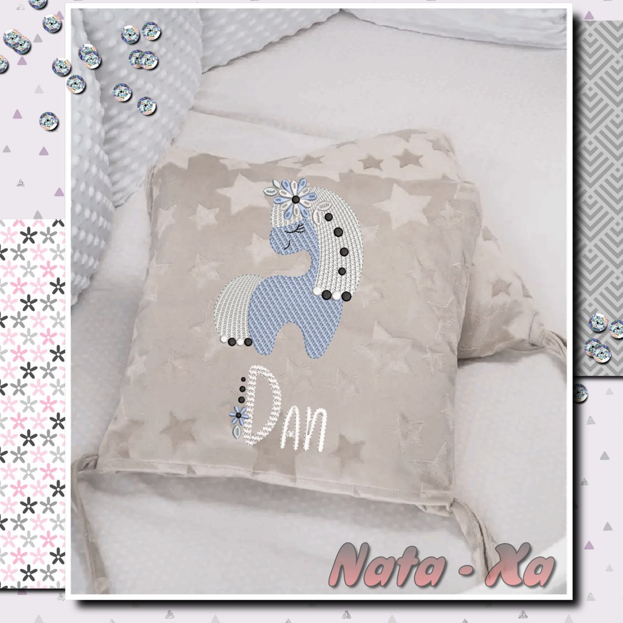 Pony Machine Embroidery Design 3 Sizes to Download Fit 4x4" (100x100mm ...