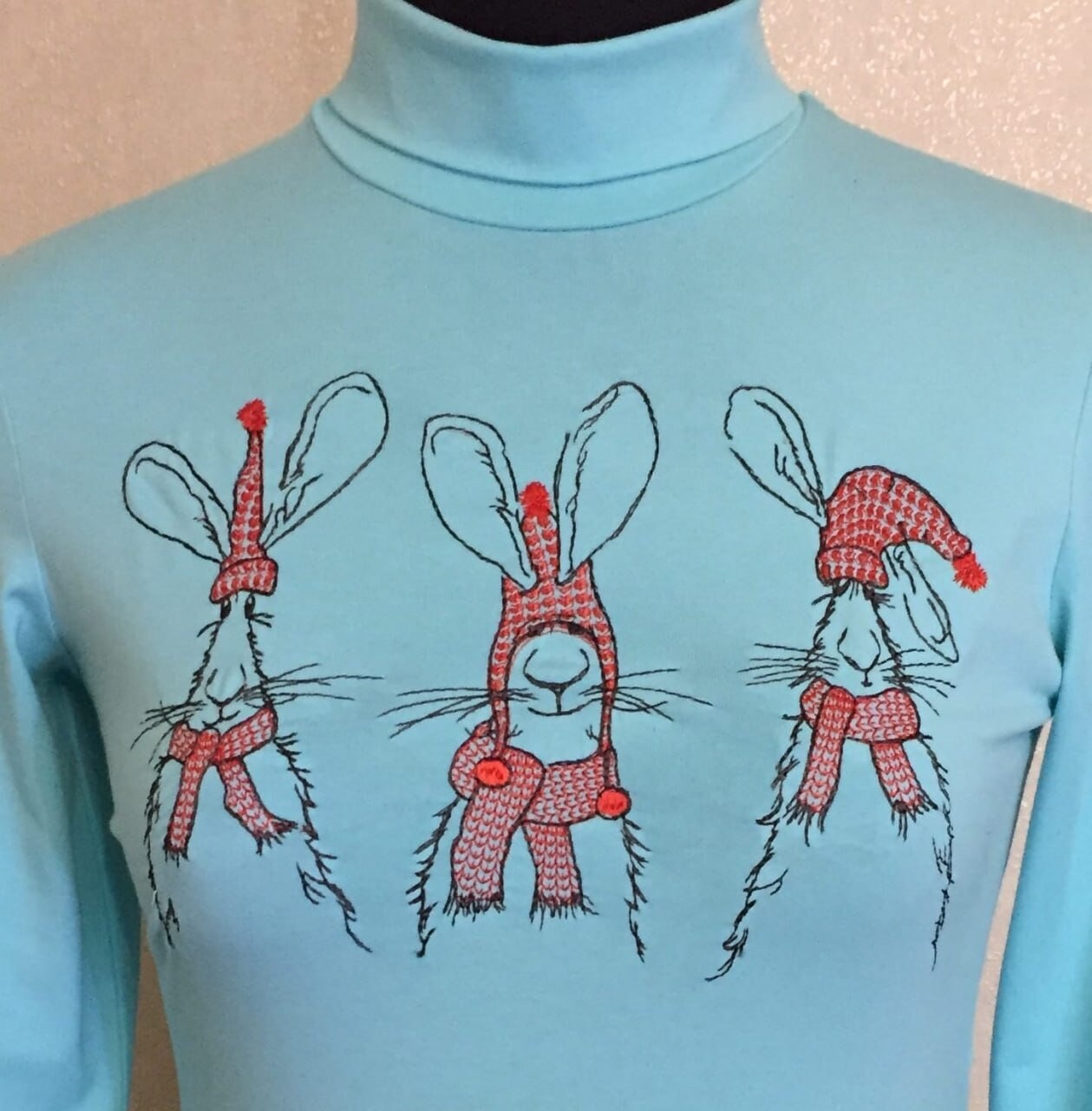 Bunny Machine Embroidery Design Set of 3 Bunnies. Each in 3 - Etsy